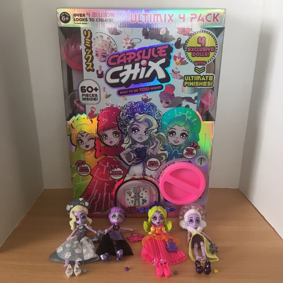 moose toys | Toys | 4 Capsule Chix Dolls Complete Ultimix Pack Toy Mix ...
